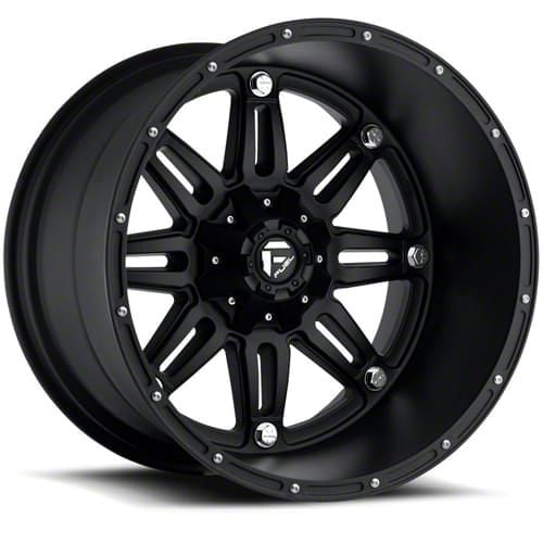 Fuel Wheels Titan Hostage Matte Black 6-Lug Wheel; 22x14; -76mm Offset ...
