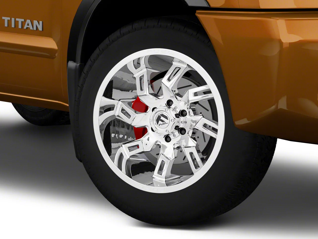 Fuel Wheels Titan Lockdown Chrome 6-Lug Wheel; 20x10; -18mm Offset ...