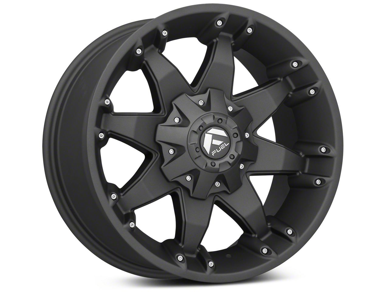Fuel Wheels Titan Octane Matte Black 6-Lug Wheel; 20x12; -44mm Offset ...