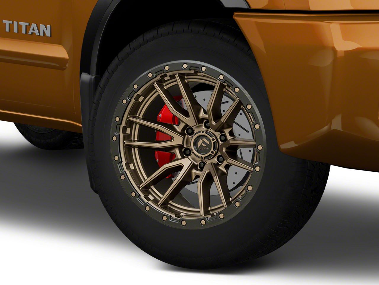 Fuel Wheels Titan Rebel Matte Bronze 6-Lug Wheel; 20x10; -18mm Offset ...
