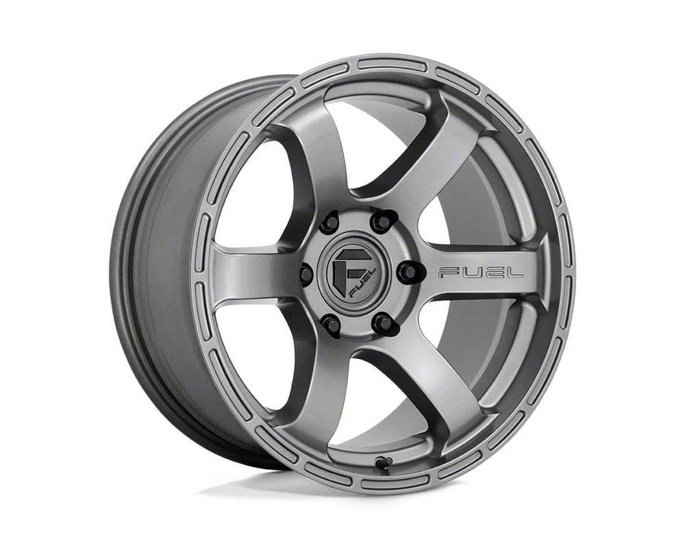 Fuel Wheels Titan Rush Matte Gunmetal 6-Lug Wheel; 18x9; 1mm Offset ...