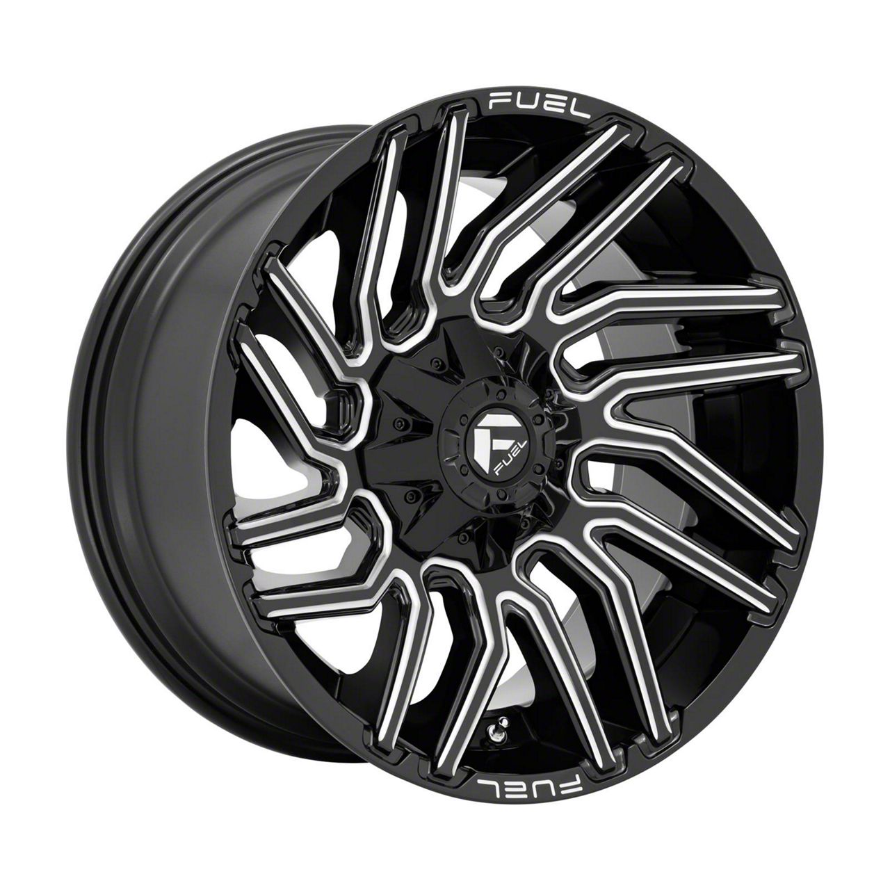 Fuel Wheels Titan Typhoon Gloss Black Milled 6-Lug Wheel; 20x9; 1mm ...