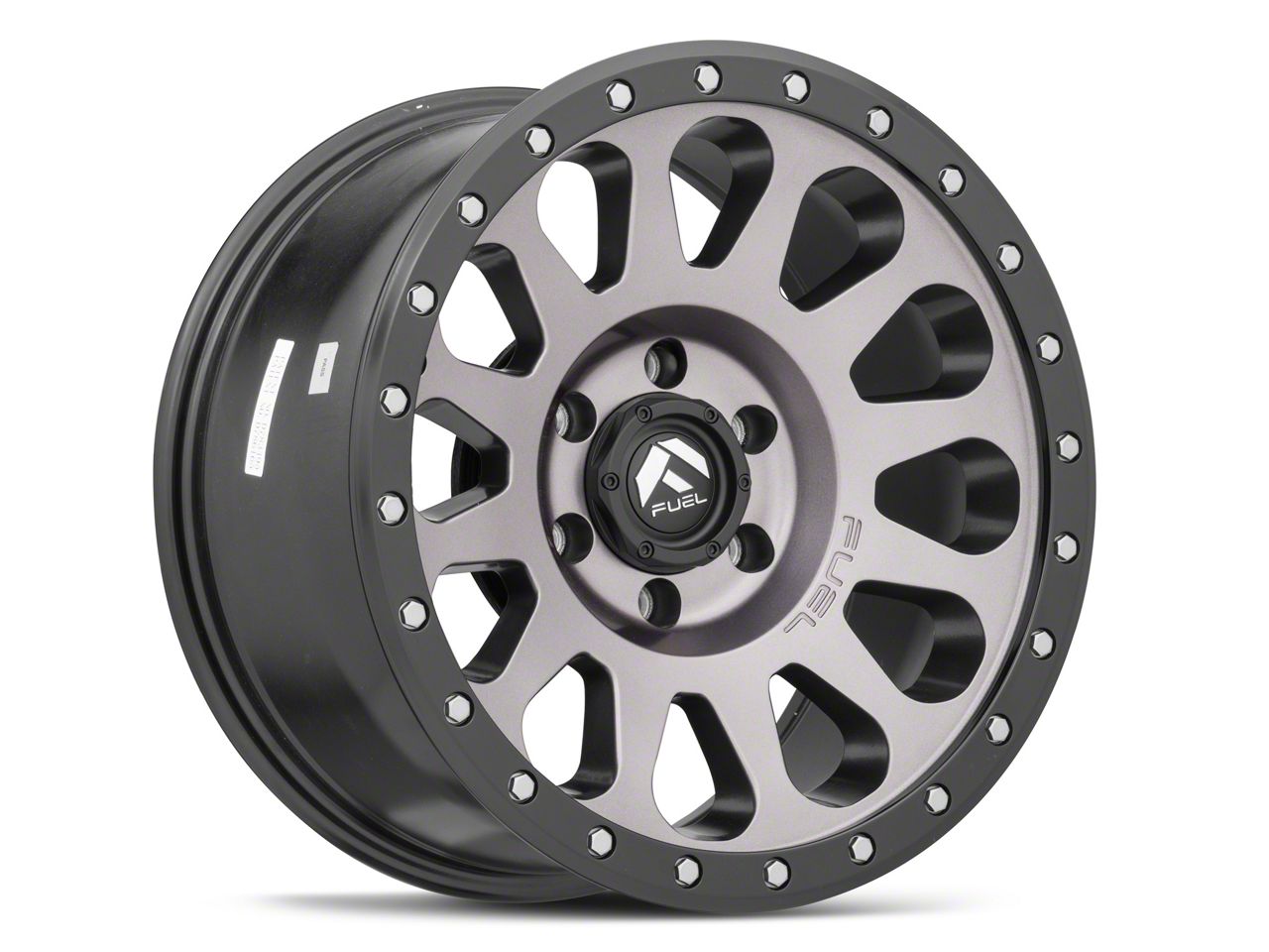 Fuel Wheels Titan Vector Gun Metal 6-Lug Wheel; 18x9; 1mm Offset ...