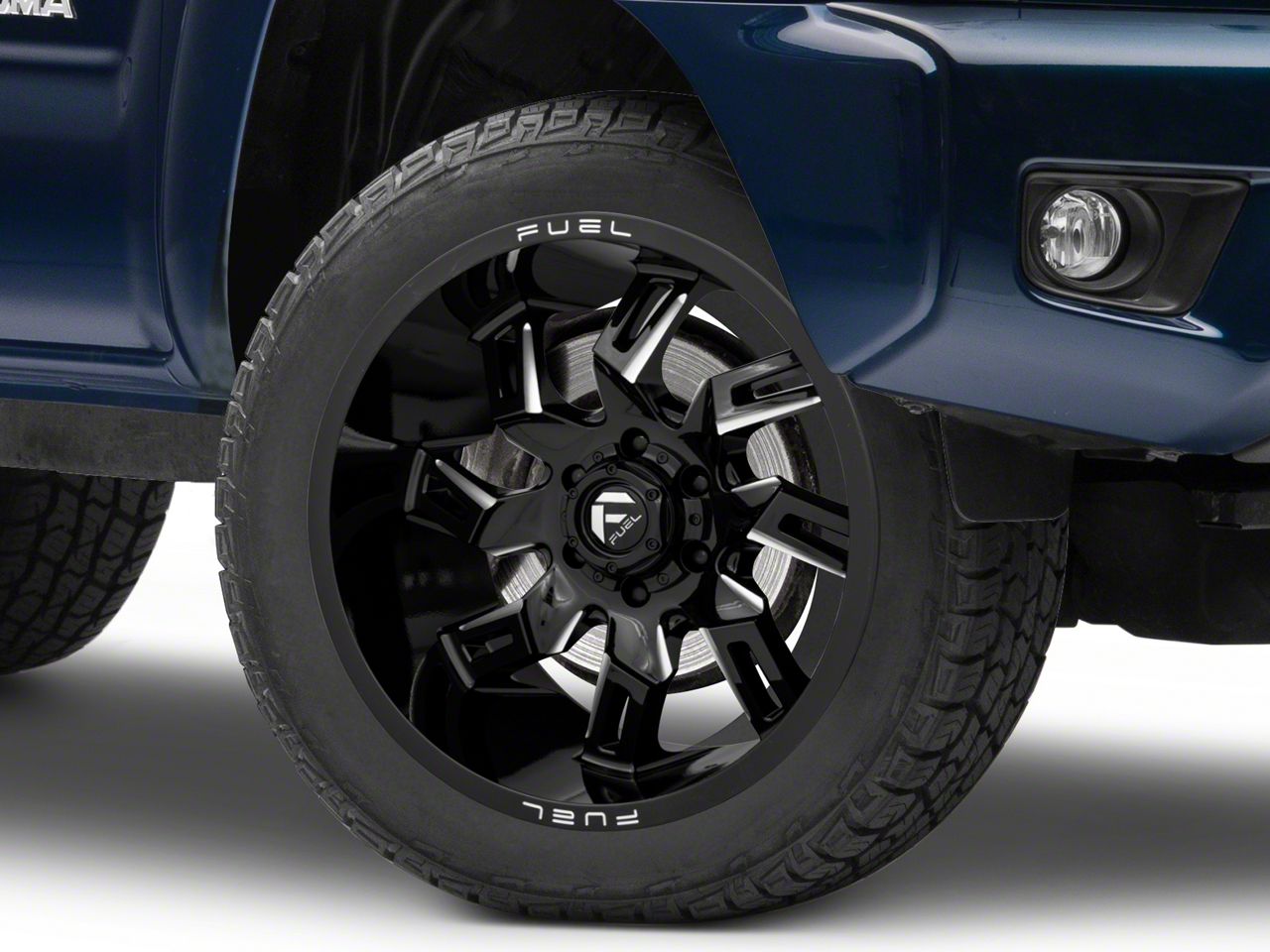 Fuel Wheels Tacoma Lockdown Gloss Black Milled 6-Lug Wheel; 20x10 ...