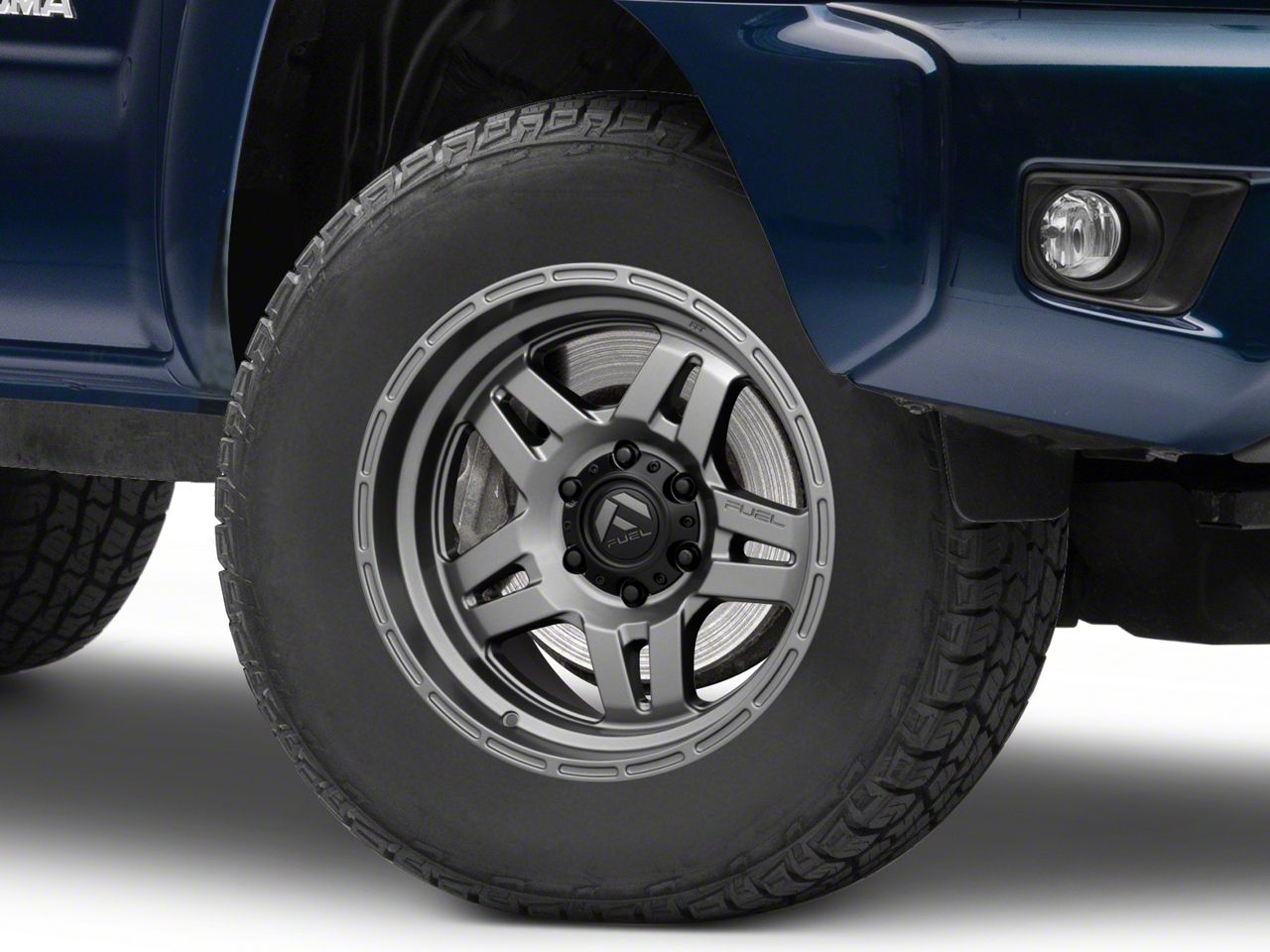 Fuel Wheels Tacoma Oxide Matte Gunmetal 6-Lug Wheel; 17x9; -38mm Offset ...