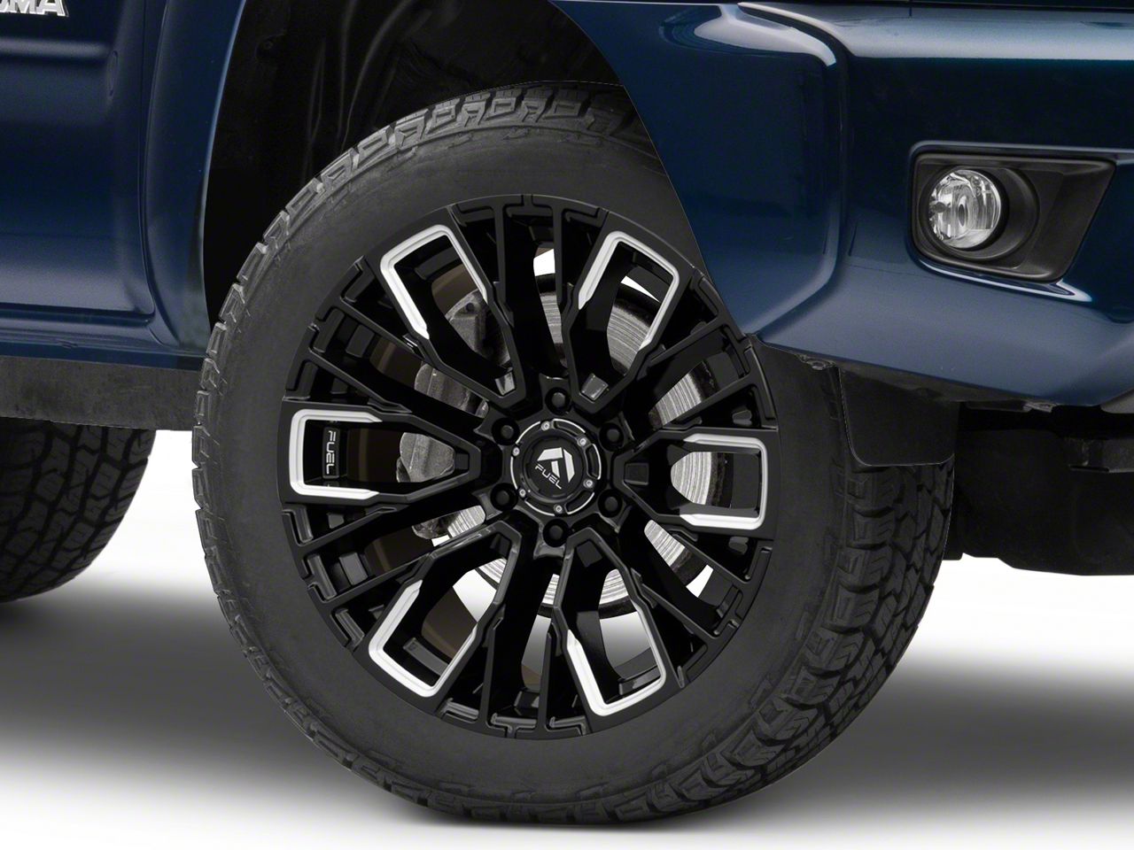 Fuel Wheels Tacoma Rebar Gloss Black Milled 6-Lug Wheel; 20x10; -18mm ...