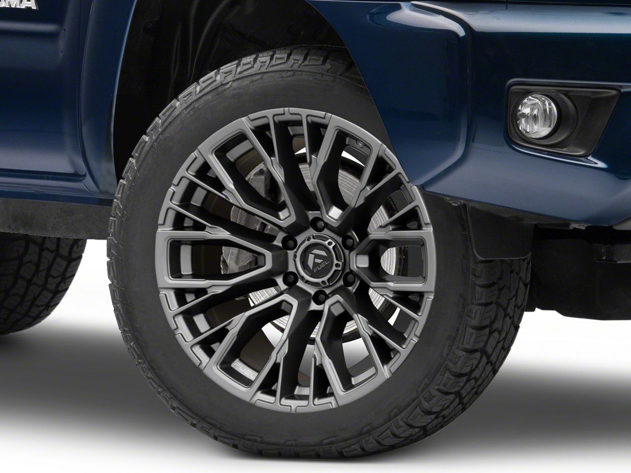 Fuel Wheels Tacoma Rebar Matte Gunmetal 6-Lug Wheel; 20x10; -18mm ...