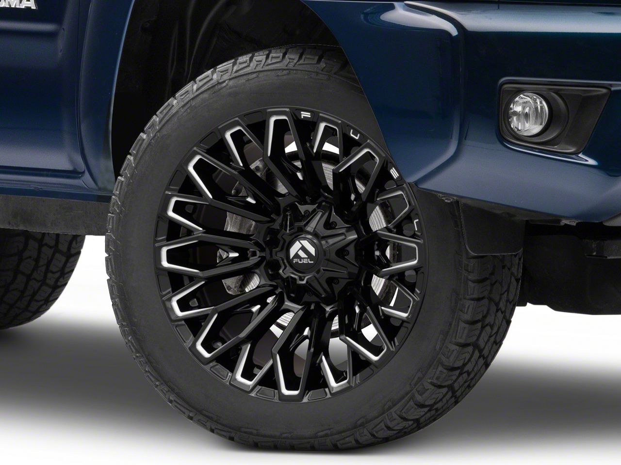 Fuel Wheels Tacoma Strike Gloss Black Milled 6-Lug Wheel; 20x9; 1mm ...