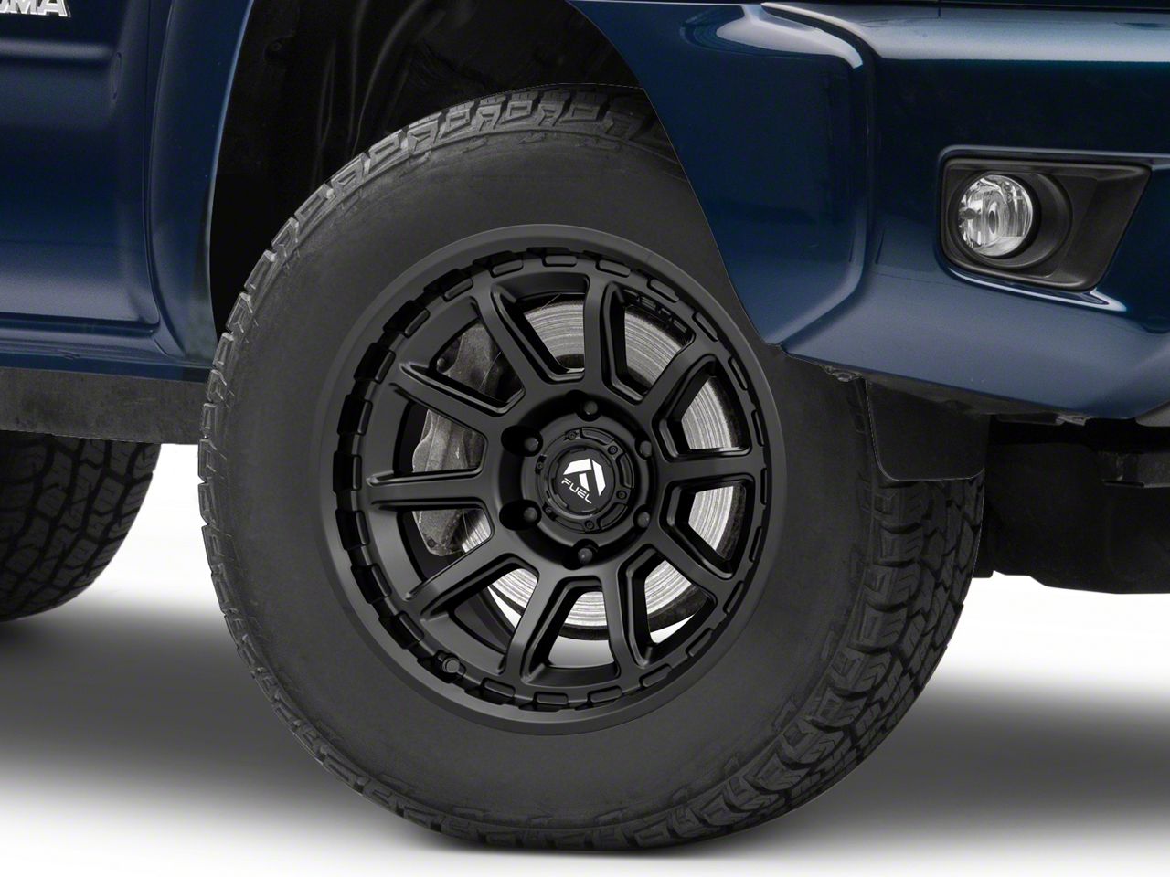 Fuel Wheels Tacoma Torque Matte Black 6-Lug Wheel; 18x9; 20mm Offset ...