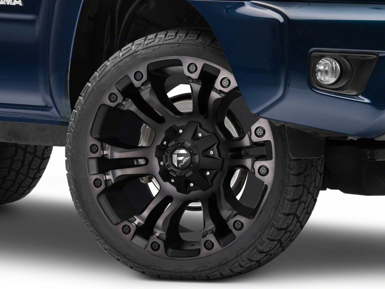 Fuel Wheels Tacoma Vapor Matte Black Double Dark Tint 6-Lug Wheel ...