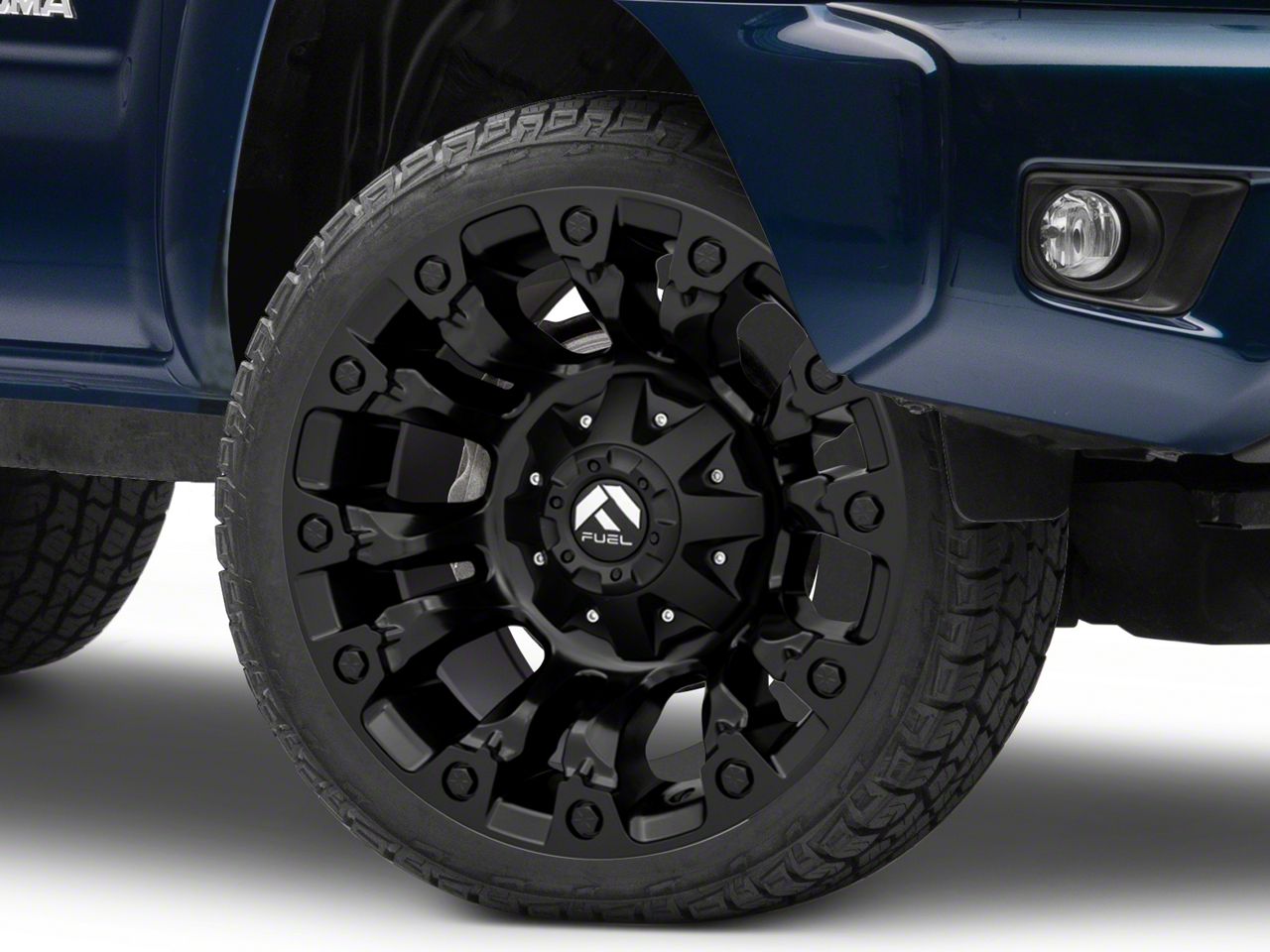 Fuel Wheels Tacoma Vapor Matte Black 6-Lug Wheel; 22x10; -19mm Offset ...