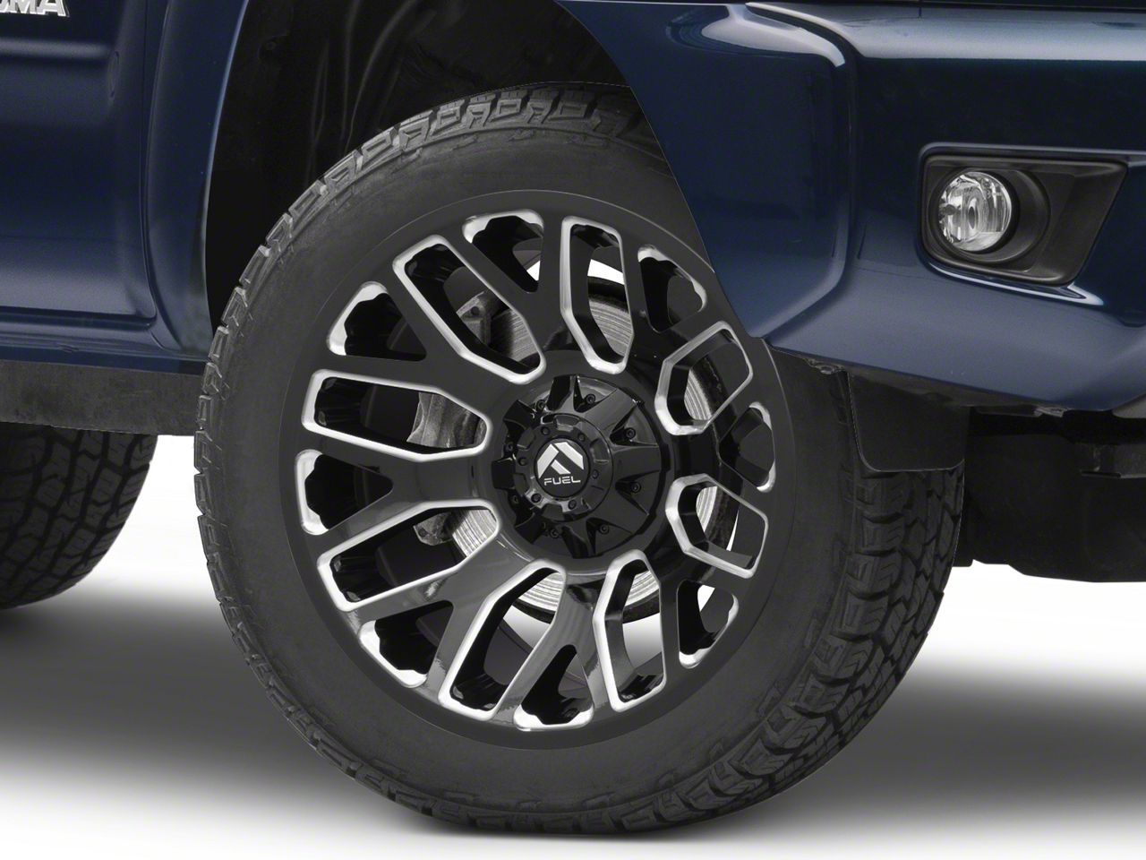 Fuel Wheels Tacoma Warrior Gloss Black Milled 6-Lug Wheel; 20x9; 20mm ...