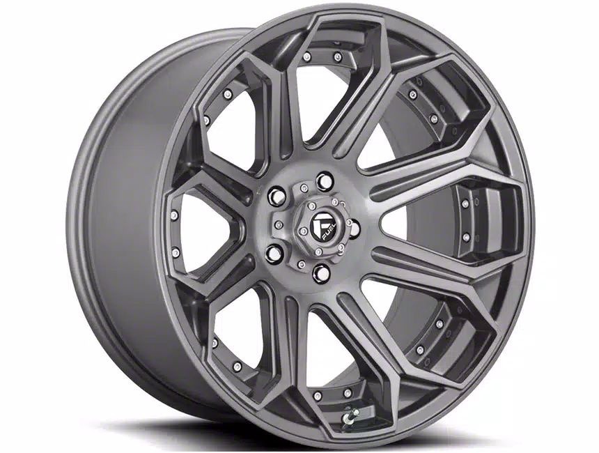 Fuel Wheels Tundra Siege Brushed Gunmetal 5-Lug Wheel; 20x9; 20mm ...