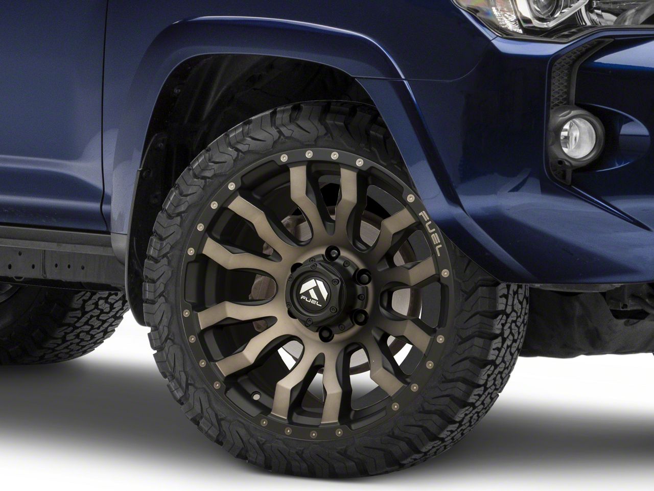 Fuel Wheels Toyota 4-Runner Blitz Matte Black Double Dark Tint 6-Lug ...