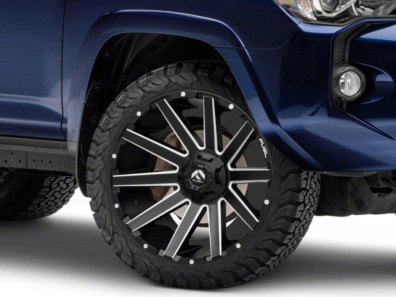 Fuel Wheels Toyota 4-Runner Contra Matte Black Milled 6-Lug Wheel ...