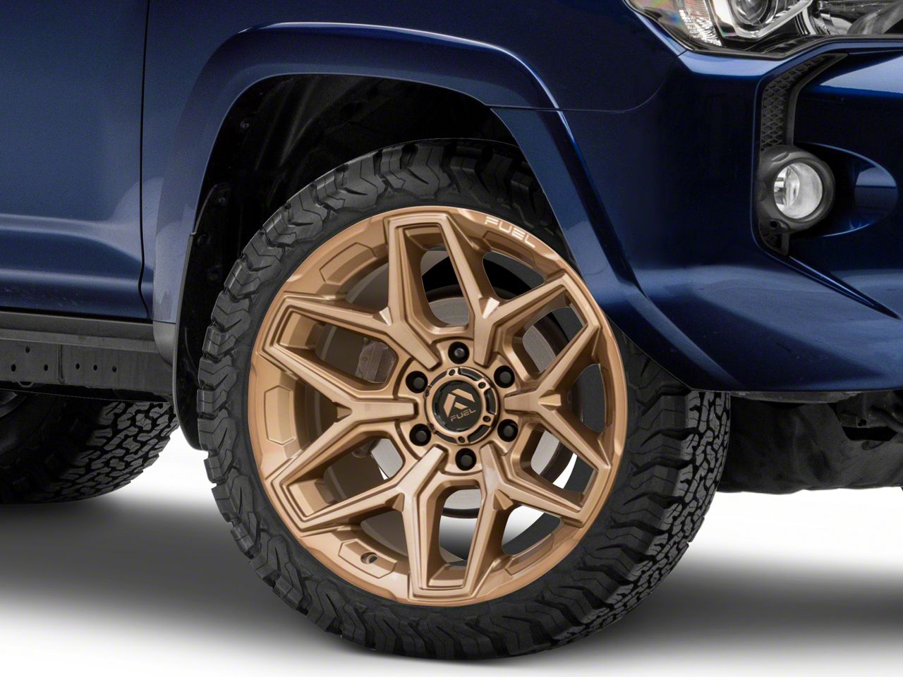 Fuel Wheels Toyota 4-Runner Flux Platinum Bronze 6-Lug Wheel; 22x10 ...