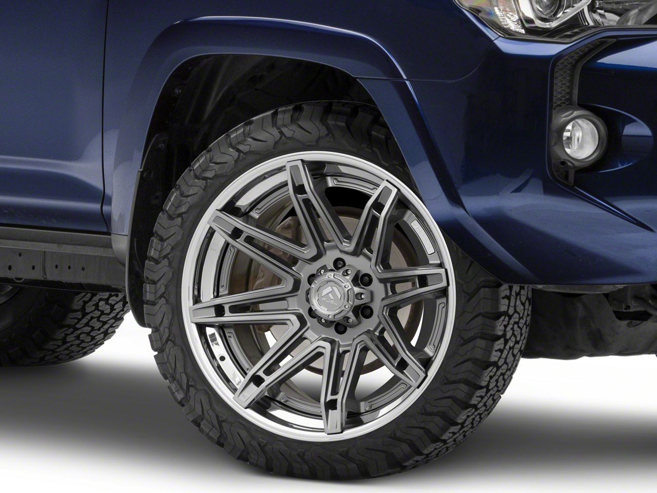 Fuel Wheels Toyota 4-Runner Fusion Forged Brawl Platinum with Chrome ...