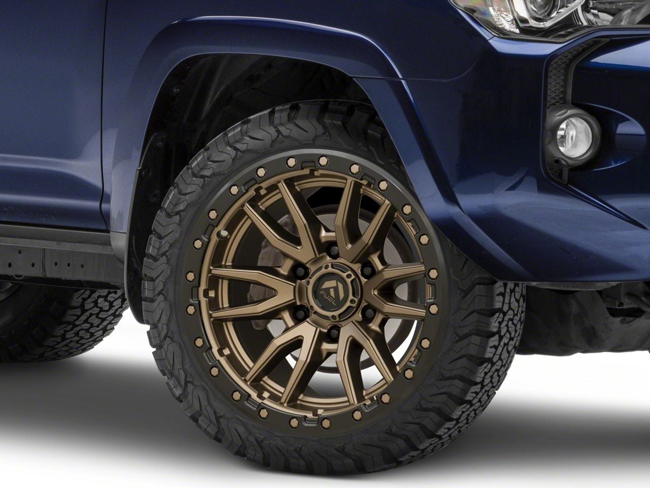 Fuel Wheels Toyota 4-Runner Rebel Matte Bronze with Black Bead Ring 6 ...