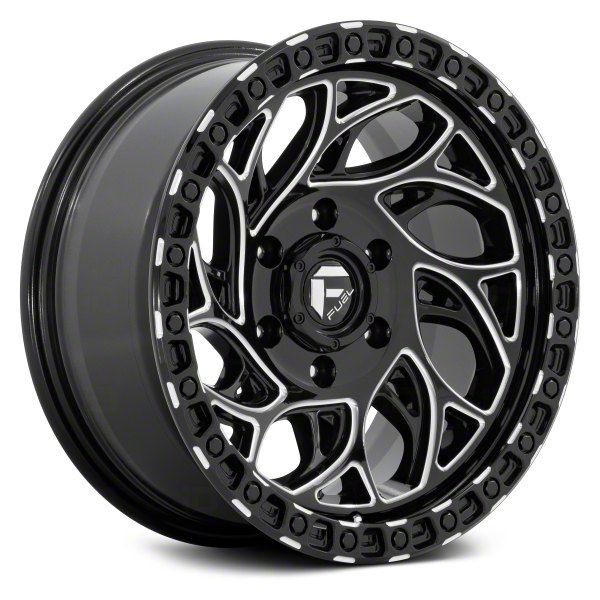 Fuel Wheels Toyota 4-Runner Runner OR Gloss Black Milled 6-Lug Wheel ...
