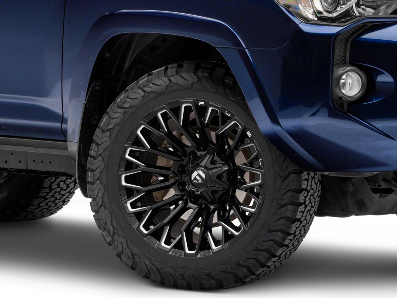 Fuel Wheels Toyota 4-Runner Strike Gloss Black Milled 6-Lug Wheel; 20x9 ...