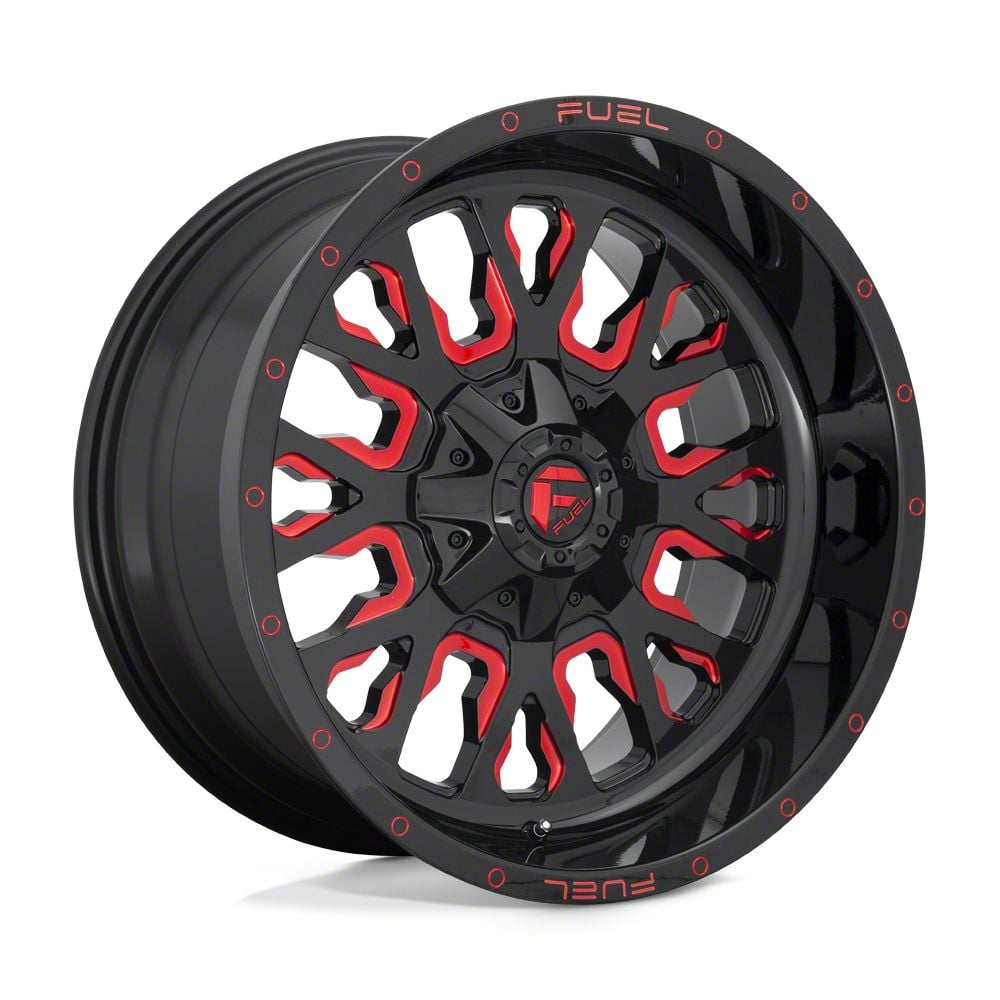 Fuel Wheels Toyota 4-Runner Stroke Gloss Black with Red Tinted Clear 6 ...