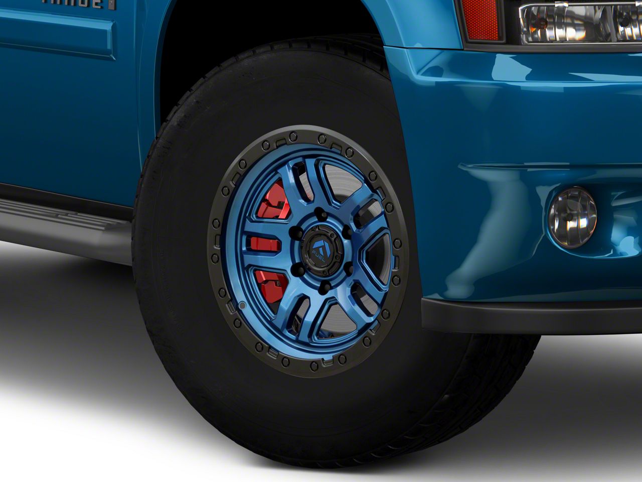 Fuel Wheels Tacoma Ammo Gloss Blue with Black Bead Ring 6-Lug Wheel ...