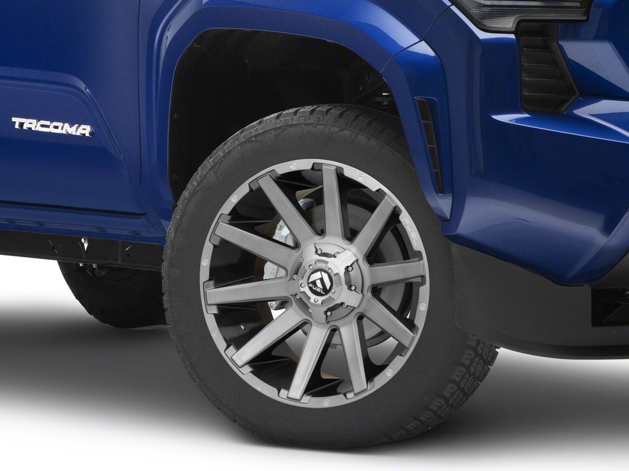 Fuel Wheels Tacoma Contra Platinum Brushed Gunmetal 6-Lug Wheel; 20x9 ...