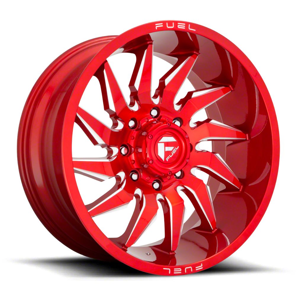 Fuel Wheels Tacoma Saber Candy Red Milled 6-Lug Wheel; 20x9; 1mm Offset ...