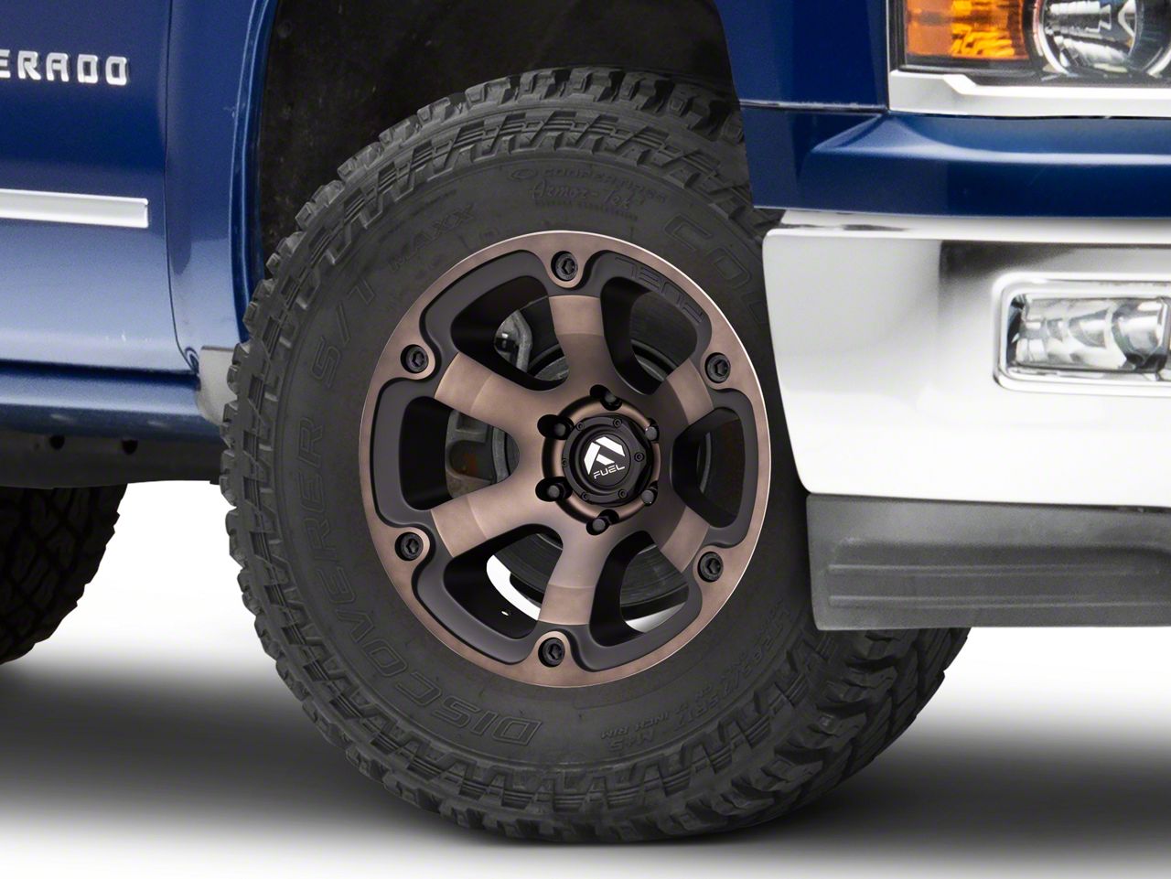 Fuel Wheels Toyota 4-Runner Beast Matte Black Machined with Dark Tint 6 ...
