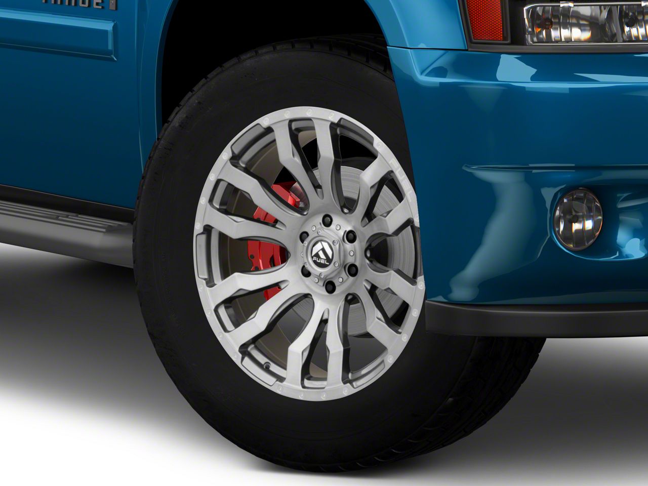 Fuel Wheels Toyota 4-Runner Blitz Platinum Brushed Gunmetal 6-Lug Wheel ...