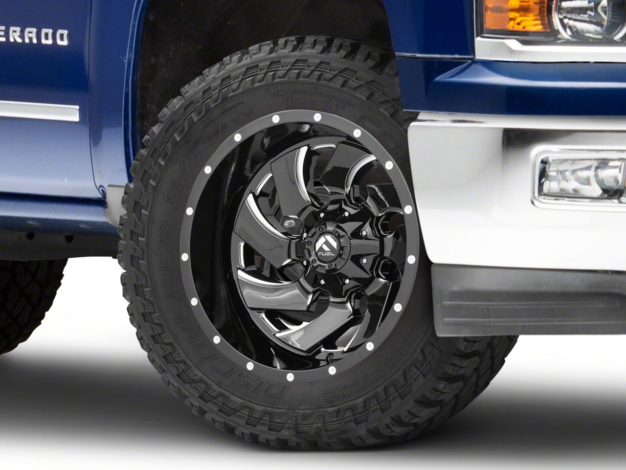 Fuel Wheels Toyota 4-Runner Cleaver Gloss Black Milled 6-Lug Wheel ...