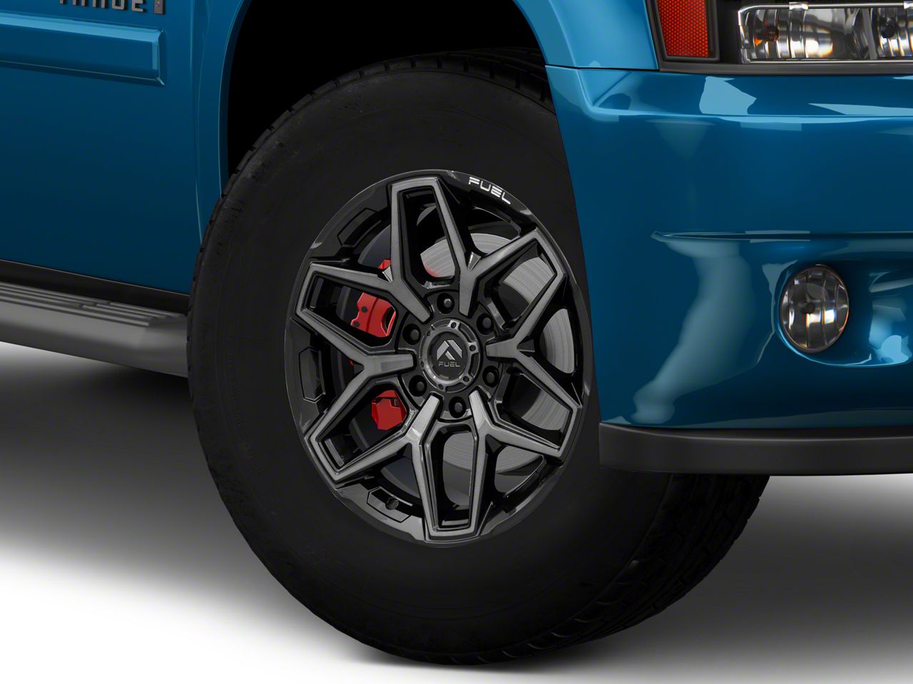 Fuel Wheels Toyota 4-Runner Flux Gloss Black Brushed with Gray Tint 6 ...