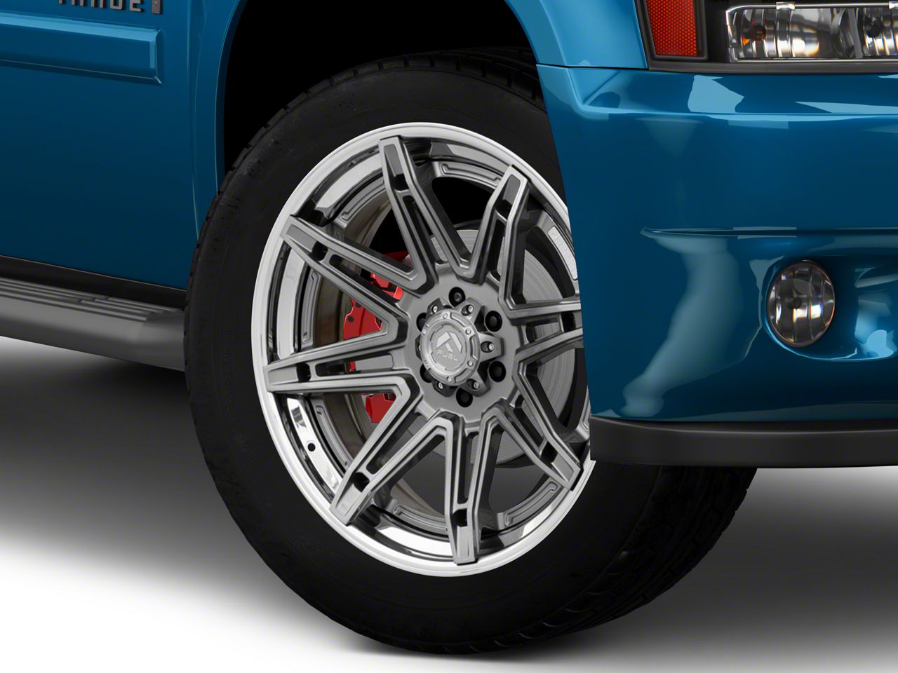 Fuel Wheels Toyota 4-Runner Fusion Forged Brawl Platinum with Chrome ...
