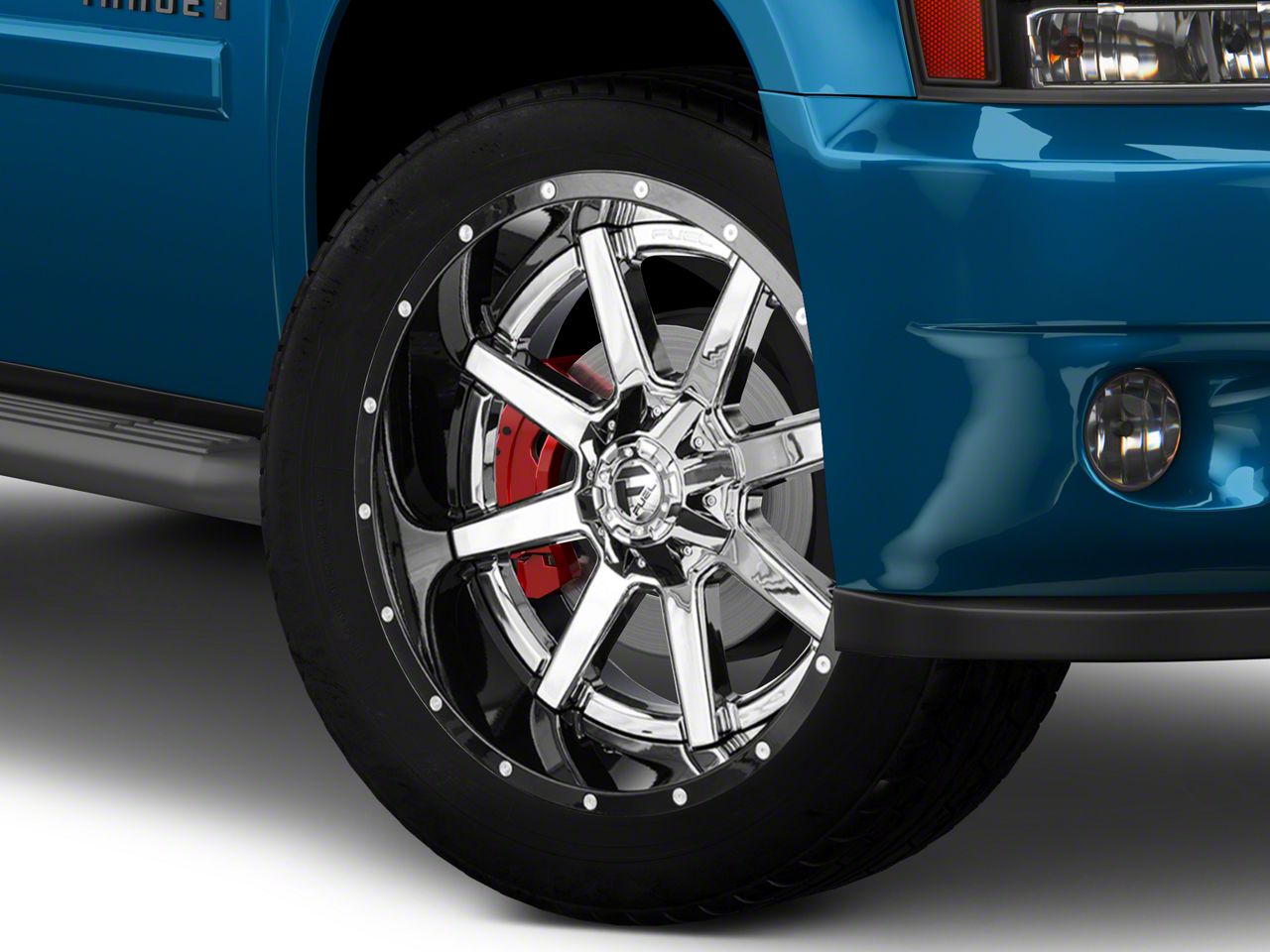 Fuel Wheels Toyota 4-Runner Maverick Chrome with Gloss Black Lip 6-Lug ...