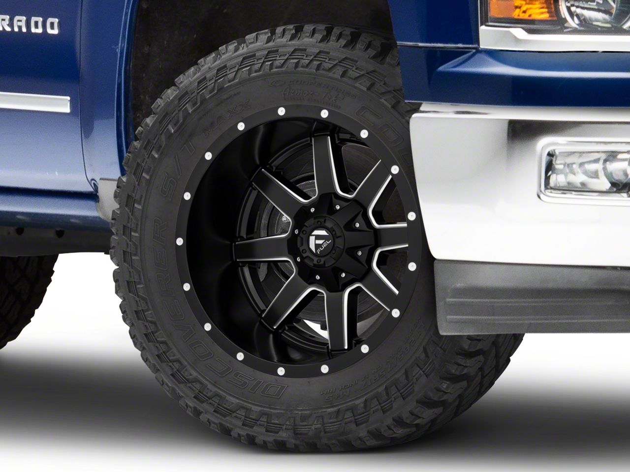Fuel Wheels Toyota 4-Runner Maverick Matte Black Milled 6-Lug Wheel ...