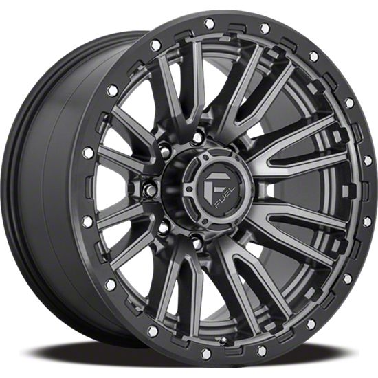 Fuel Wheels Toyota 4-Runner Rebel Textured Anthracite 6-Lug Wheel; 17x9 ...