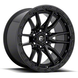 Fuel Wheels Toyota 4-Runner Rebel Textured Black 6-Lug Wheel; 17x9 ...