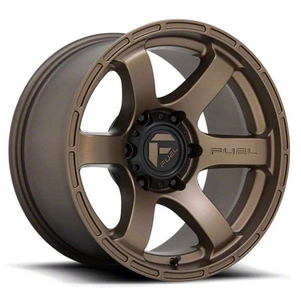 Fuel Wheels Toyota 4-Runner Rush Textured Bronze 6-Lug Wheel; 17x9 ...
