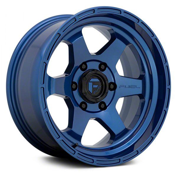 Fuel Wheels Toyota 4-Runner Shok Dark Blue 6-Lug Wheel; 17x9; -12mm ...