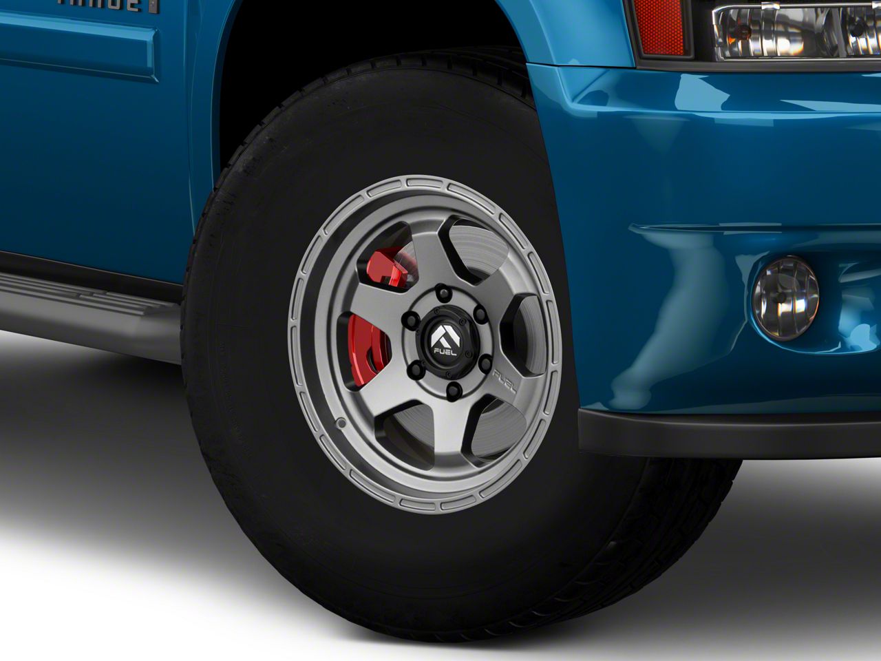Fuel Wheels Toyota 4-Runner Shok Matte Gunmetal 6-Lug Wheel; 17x9; 1mm ...