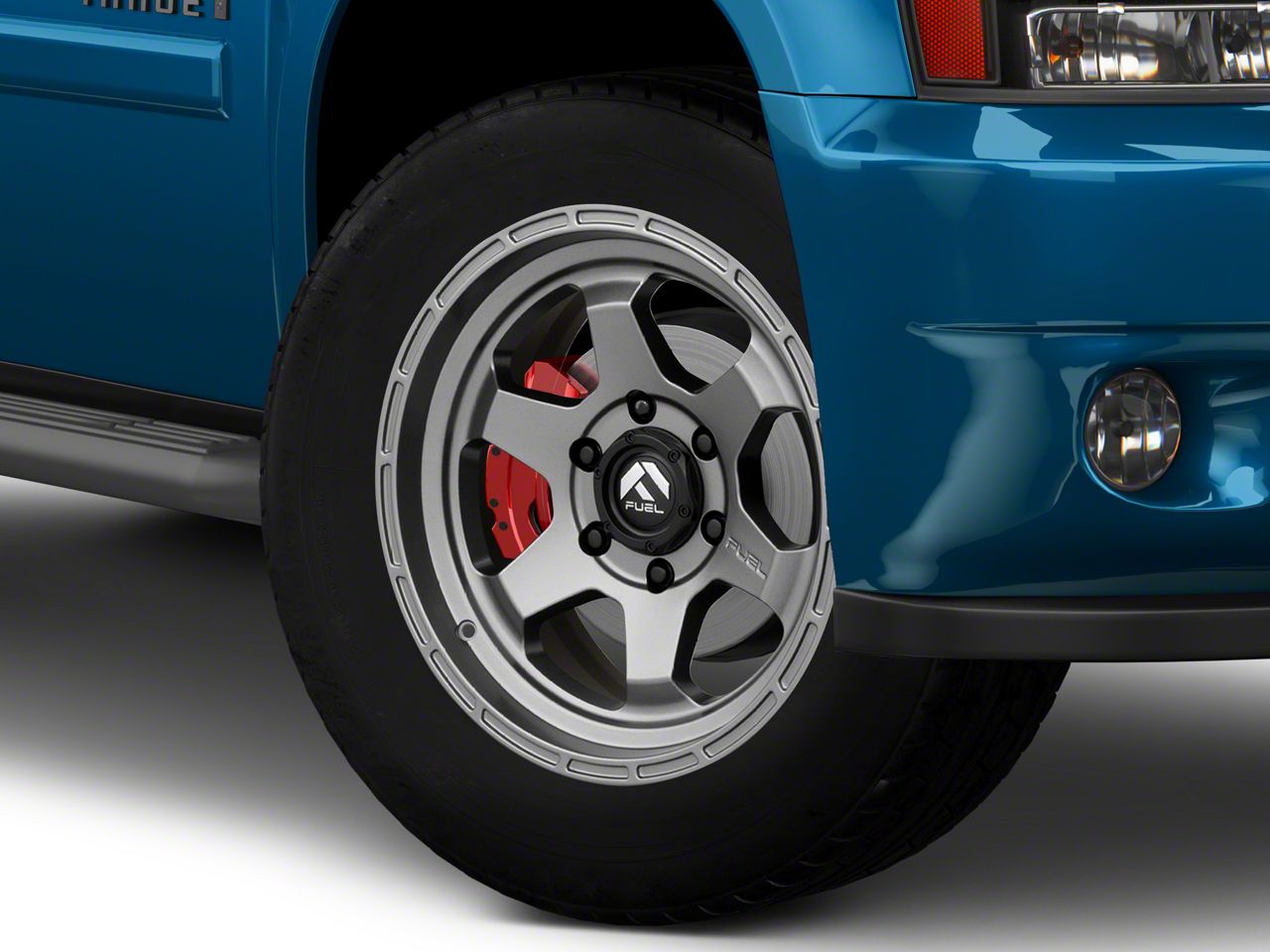 Fuel Wheels Toyota 4-Runner Shok Matte Gunmetal 6-Lug Wheel; 20x9; 1mm ...
