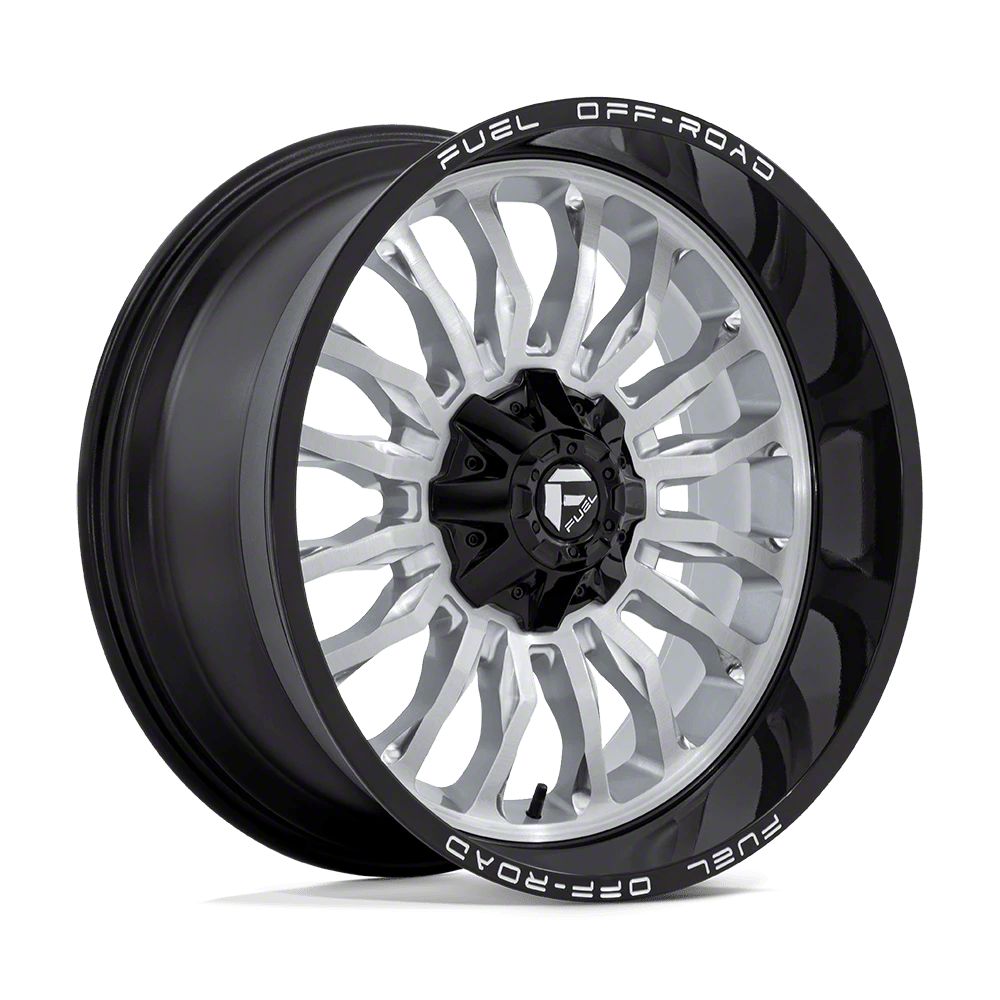 Fuel Wheels Toyota 4-Runner Arc Silver Brushed Face with Milled Black ...