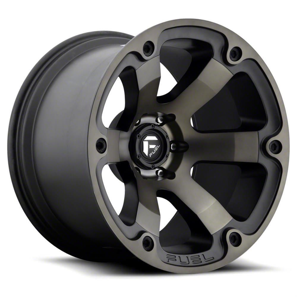 Fuel Wheels Toyota 4-Runner Beast Matte Black with Double Dark Tint 6 ...