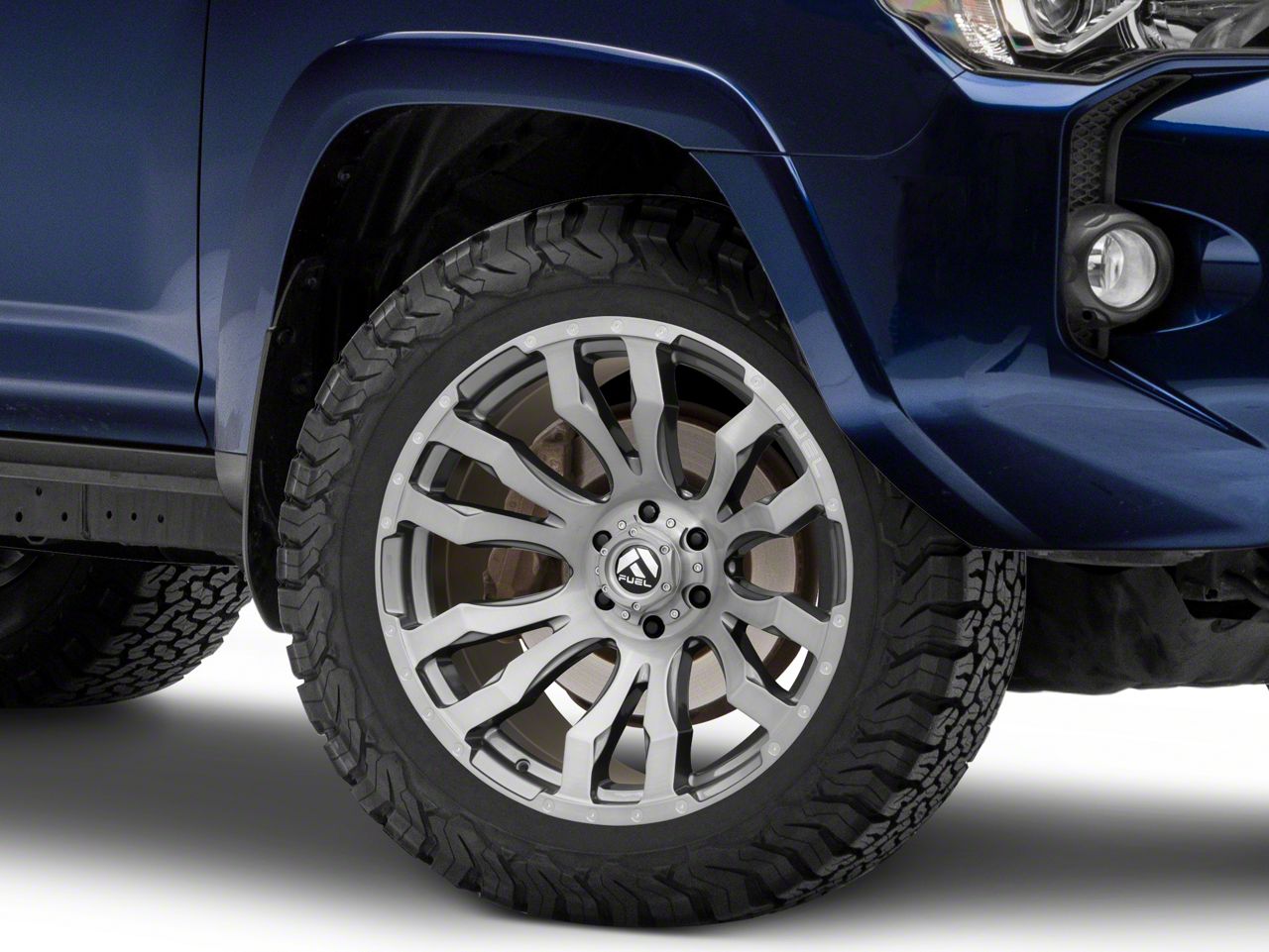 Fuel Wheels Toyota 4-Runner Blitz Platinum Brushed Gunmetal 6-Lug Wheel ...