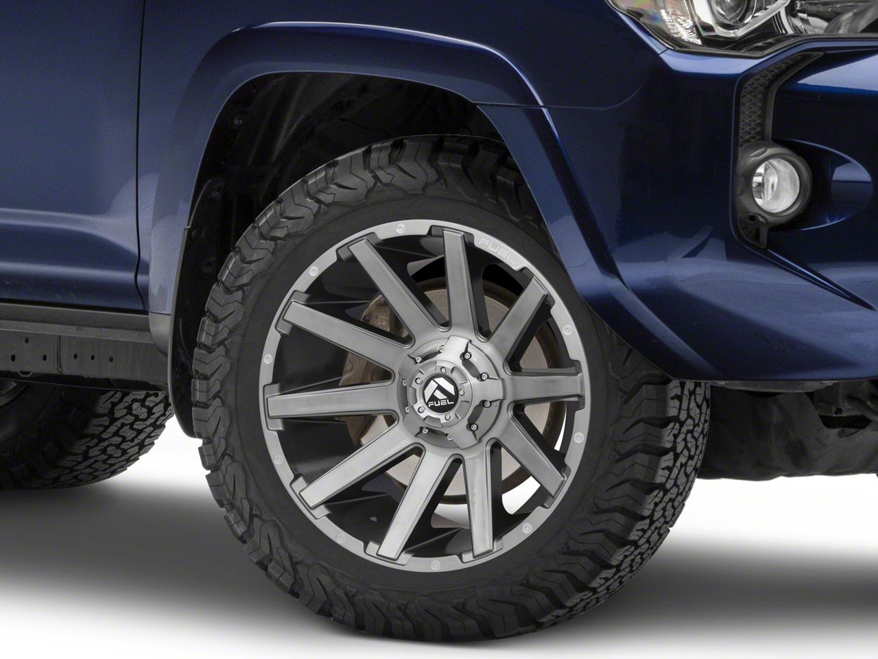 Fuel Wheels Toyota 4-Runner Contra Platinum Brushed Gunmetal with ...