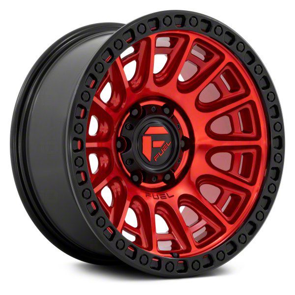 Fuel Wheels Toyota 4-Runner Cycle Candy Red 6-Lug Wheel; 17x9; 1mm ...