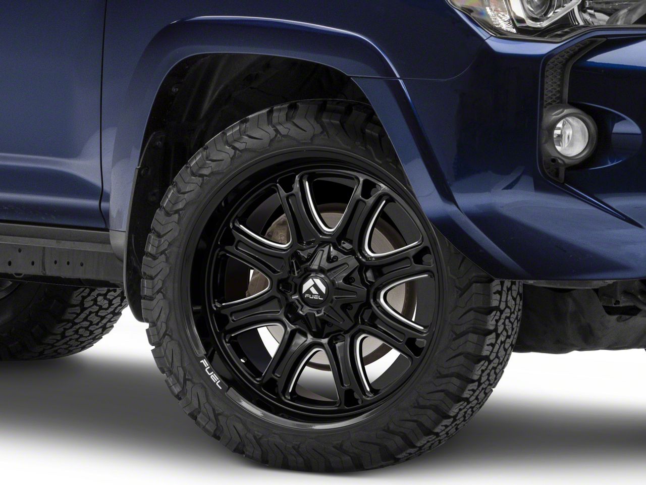 Fuel Wheels Toyota 4-Runner Darkstar Gloss Black Milled 6-Lug Wheel ...