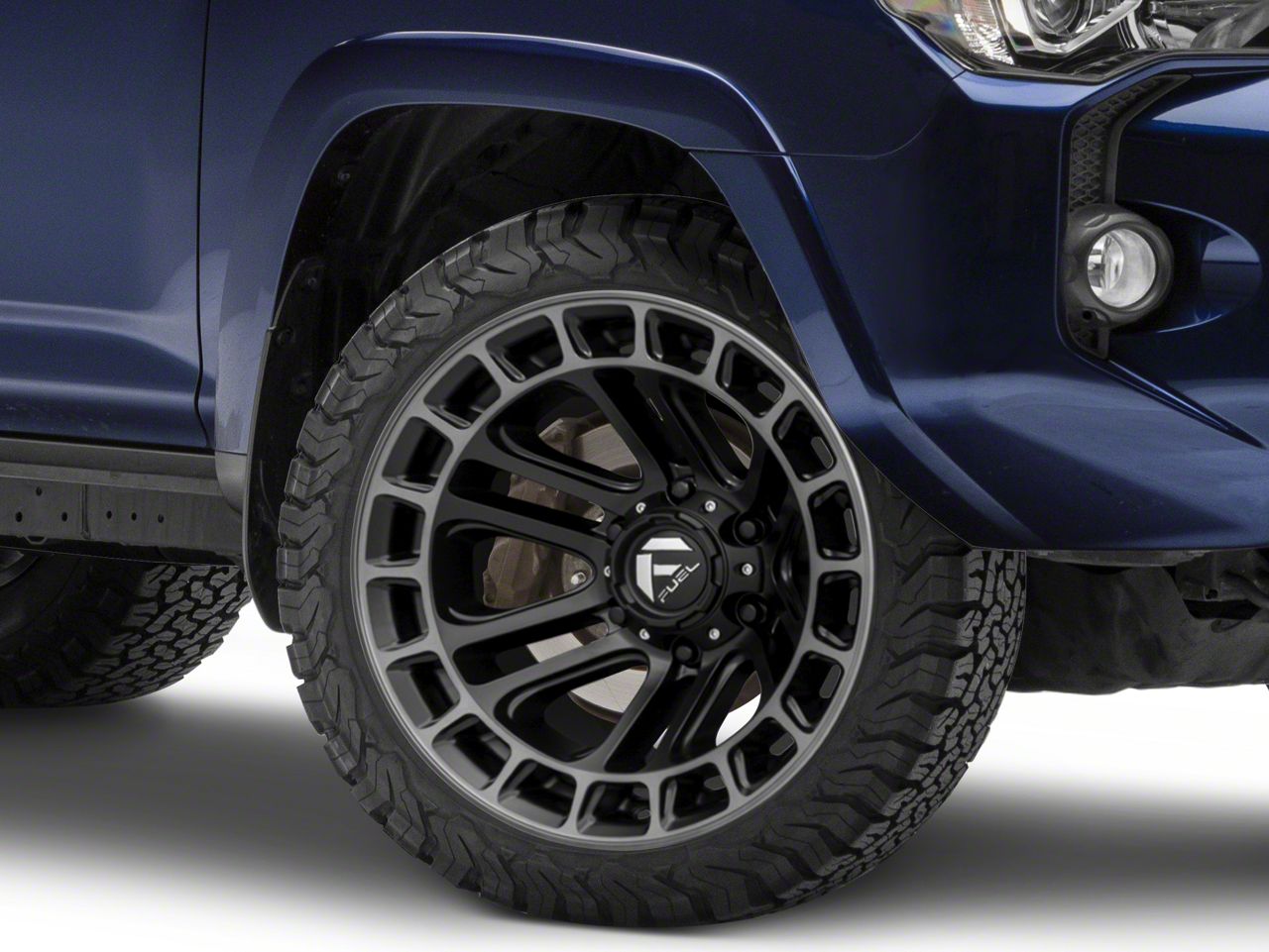Fuel Wheels Toyota 4-Runner Heater Matte Black Double Dark Tint ...