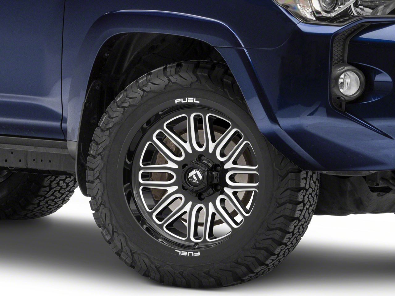 Fuel Wheels Toyota 4-Runner Ignite Gloss Black Milled 6-Lug Wheel; 20x9 ...