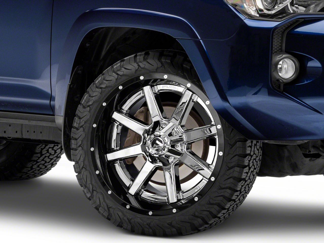 Fuel Wheels Toyota 4-Runner Maverick Chrome with Gloss Black Lip 6-Lug ...